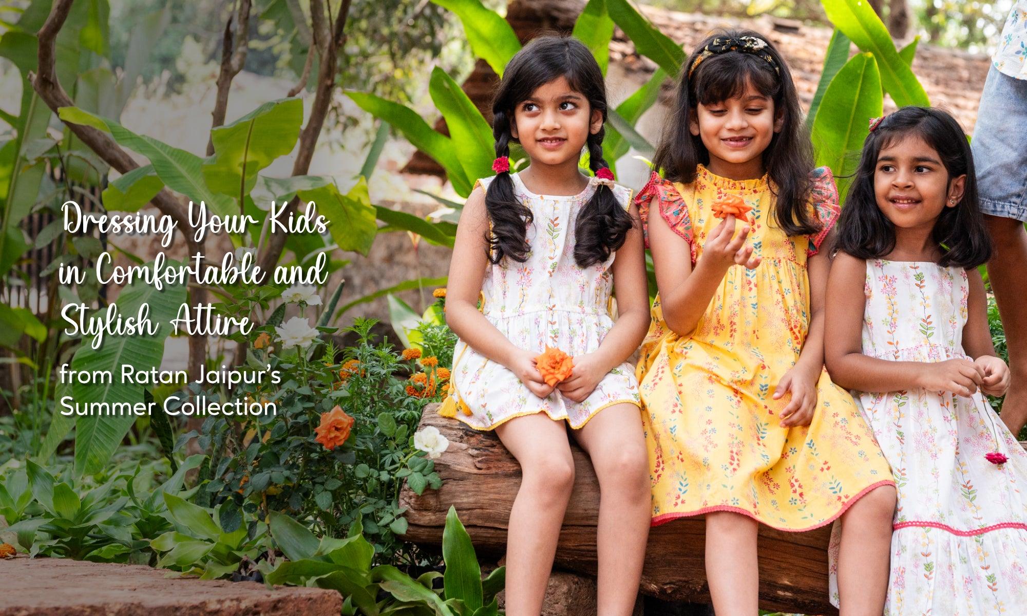 Comfort & Style: Ratan Jaipur's Summer Collection for Kids