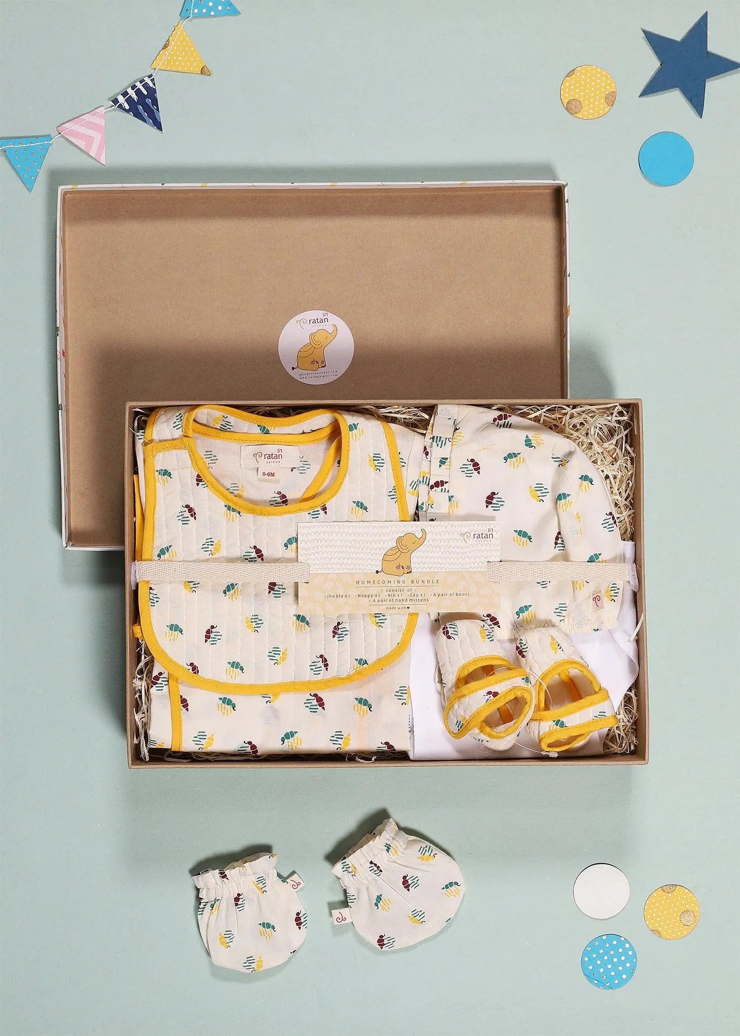 Shop Online Elegant Creme Cotton Baby Homecoming Bundle
